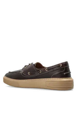 Bally Leather Boat Shoes