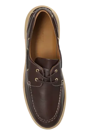 Bally Leather Boat Shoes