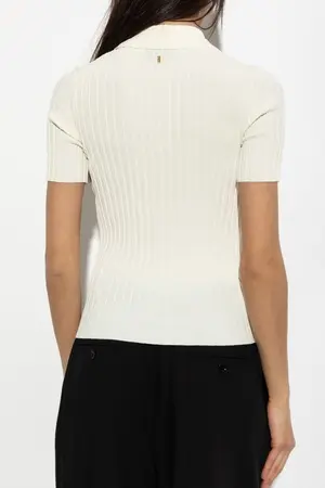 AMI Paris Pleated Polo