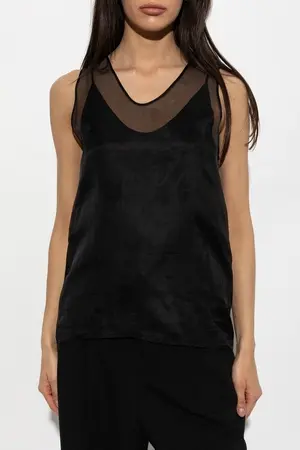 AMI Paris Silk Top