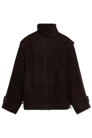 ROTATE BY BIRGER CHRISTENSEN Suede Leather Jacket