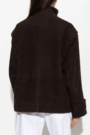 ROTATE BY BIRGER CHRISTENSEN Suede Leather Jacket