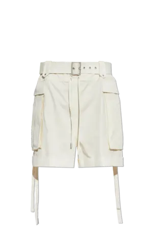Alexander McQueen Cargo Shorts - Cream