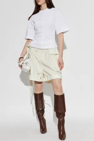 Alexander McQueen Cargo Shorts - Cream