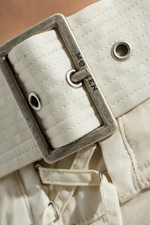 Alexander McQueen Cargo Shorts - Cream