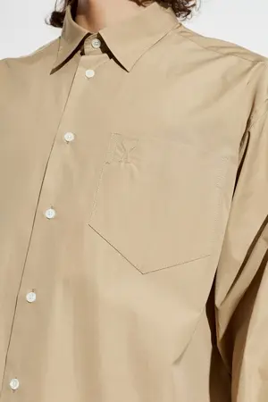 AMI Paris Oversize' Shirt - Beige