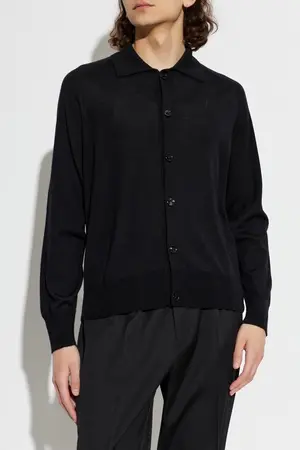 AMI Paris Wool Cardigan - Black