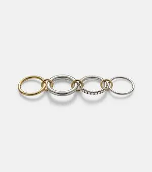 SPINELLI KILCOLLIN Janssen Sg 18kt Gold And Sterling Ring With Diamonds - Silver