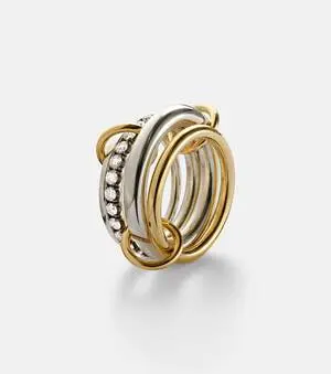 SPINELLI KILCOLLIN Janssen Sg 18kt Gold And Sterling Ring With Diamonds - Silver