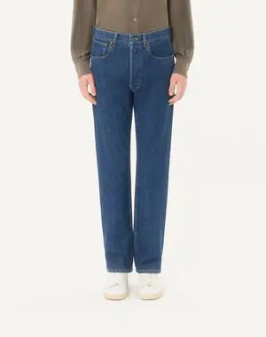 Valentino Garavani Pants With Vgold - Denim