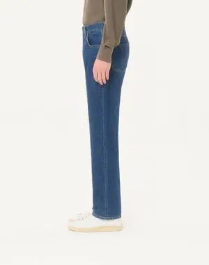 Valentino Garavani Pants With Vgold - Denim