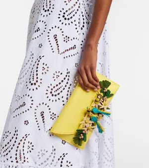 AQUAZZURA Birdsong Clutch