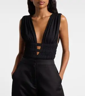 Alaïa Shirred Bodysuit