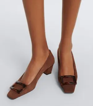 ROGER VIVIER Belle Vivier Suede Pumps