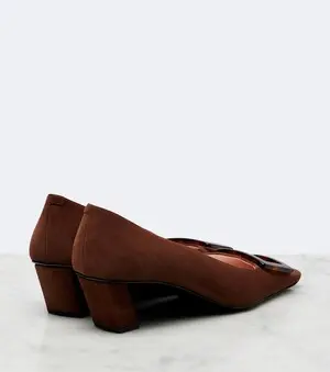 ROGER VIVIER Belle Vivier Suede Pumps