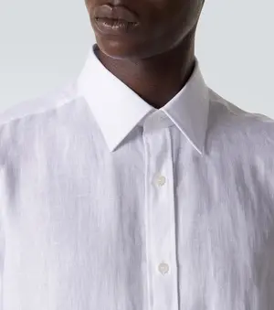 Charvet Linen Shirt - White