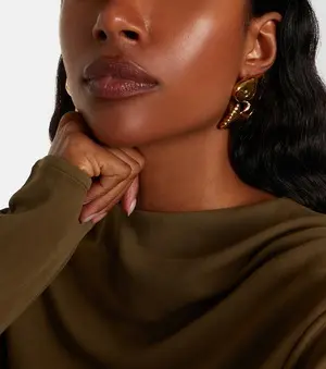 Jacquemus Poisson Earrings - Gold