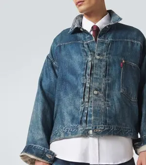 Junya Watanabe X Levi's® Trompe L'oeil Linen Jacket - Blue