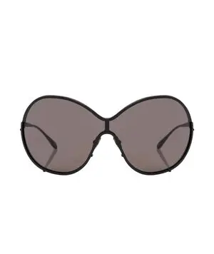 Alaïa Lettering Logo Oversized Sunglasses - Black
