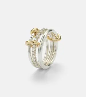SPINELLI KILCOLLIN Raneth Sterling And 18kt Gold Diamond Ring - Silver