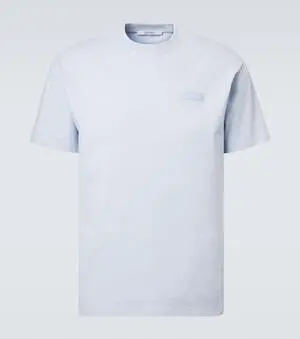 Givenchy Logo Cotton Jersey T-shirt - Blue