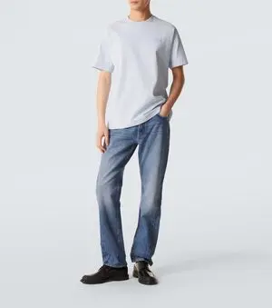 Givenchy Logo Cotton Jersey T-shirt - Blue