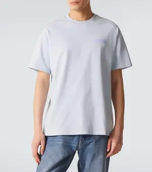 Givenchy Logo Cotton Jersey T-shirt - Blue