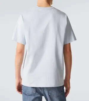 Givenchy Logo Cotton Jersey T-shirt - Blue
