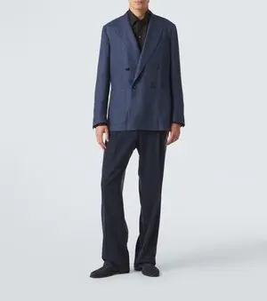 Zegna Linen, Wool And Silk Blazer