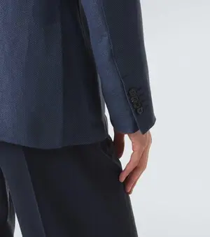 Zegna Linen, Wool And Silk Blazer