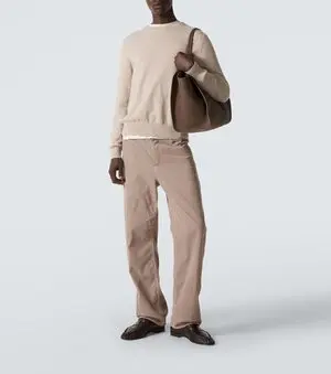 THE ROW Marlo Leather Tote Bag - Green