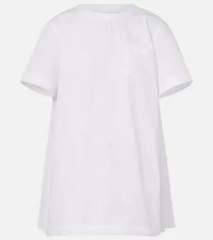Sacai Poplin Minidress - White