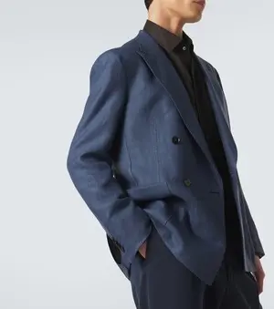 Zegna Linen, Wool And Silk Blazer