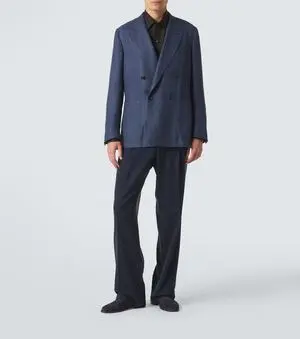 Zegna Linen, Wool And Silk Blazer