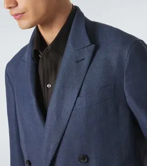 Zegna Linen, Wool And Silk Blazer