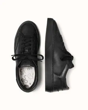 DUKE + DEXTER Plus Court Sneaker - Black