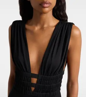 Alaïa Shirred Bodysuit