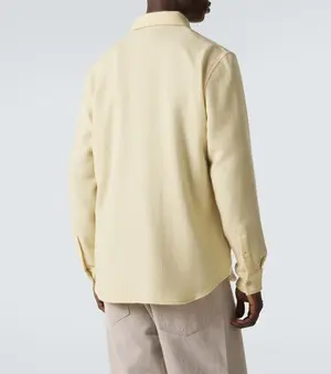 GOD'S TRUE CASHMERE Cashmere Shirt With Moonstone