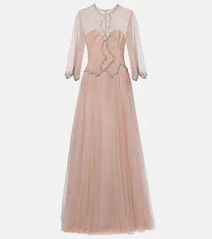 Costarellos Flared Evening Dresses