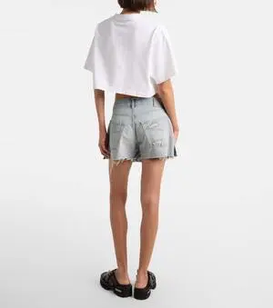 Balenciaga Light Denim Skort - Blue