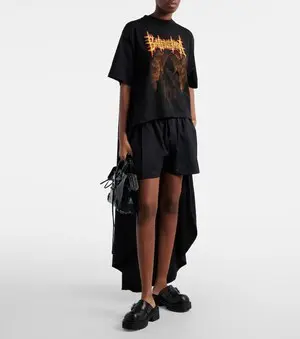 Balenciaga Le City Small Leather Tote Bag - Black