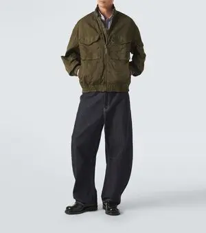 Comme Des Garçons Zip-up Bomber Jacket