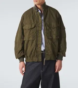 Comme Des Garçons Zip-up Bomber Jacket