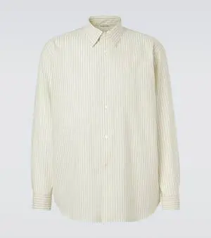 Auralee Striped Wool Shirt