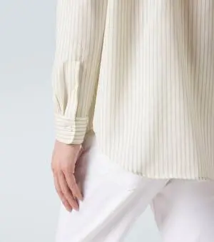 Auralee Striped Wool Shirt