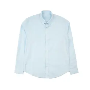 EIGHT X Essential Linen Long Sleeve Button Down Shirt Light