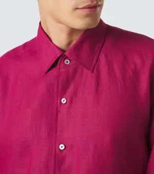 Zegna Linen Shirt - Red