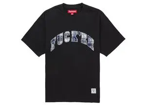 Supreme Fuck Em Plaid Short Sleeve Top - Black