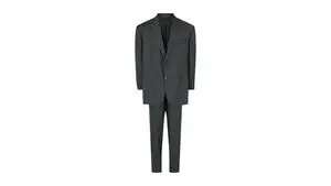 Brioni Wool Twopiece Suit - Grey