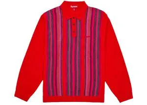 Supreme Stripe Polo Shirt Sweater